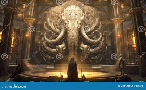 Cult Of Cthulhu And Other Ancient Gods Stock Illustration