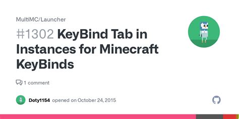 Keybind Tab In Instances For Minecraft Keybinds · Issue 1302 · Multimclauncher · Github