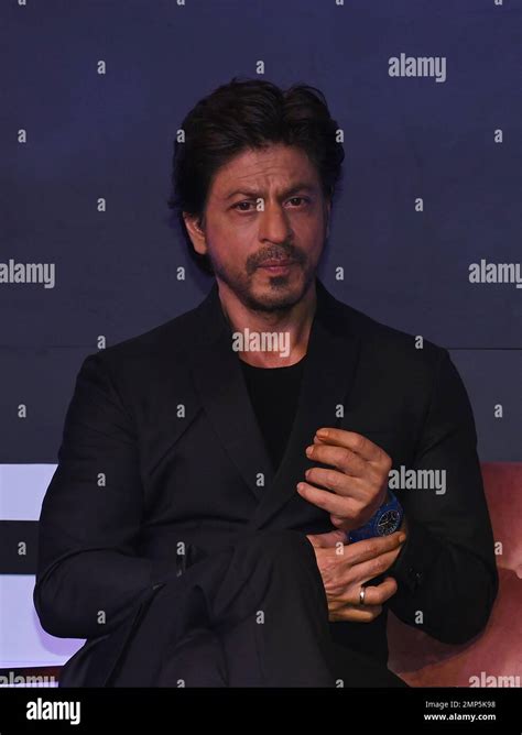 Mumbai India 30th Jan 2023 Bollywood Actor Shahrukh Khan Is Seen
