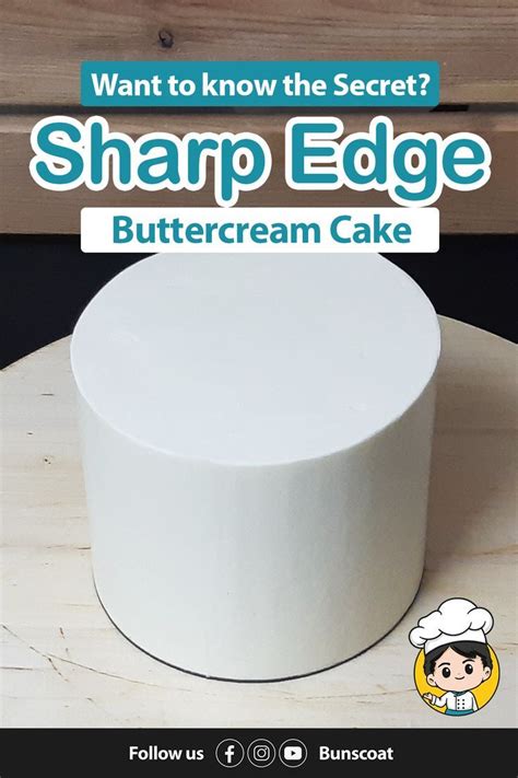 Perfect Sharp Edge Buttercream Cake In 2024 Buttercream Frosting Cake