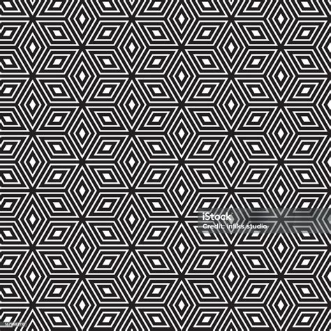 Modern Geometric Pattern Grid Texture Vector Image Stock Illustration
