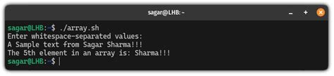Bash Read Into An Array