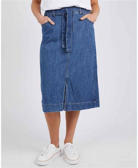 Elm Skirt Emily Denim Brands Ladies Yarntons New Zealands