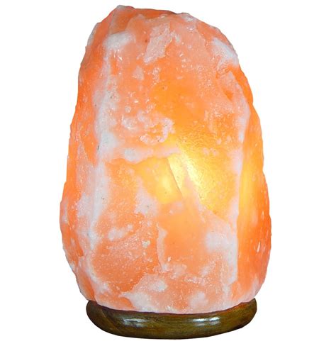 Amber Himalayan Salt Crystal Lamp (medium with dimmer cord) - Well of ...