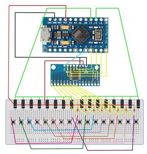 Help With CD74HC4067 On Matrix Keyboard Programming Questions Arduino Forum
