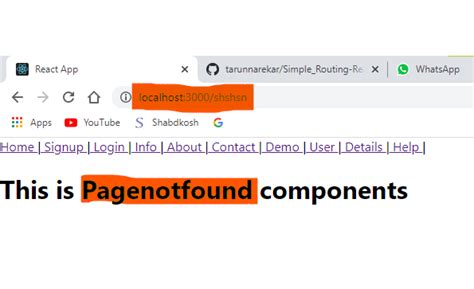 github tarunnarekar simple routing reactjs