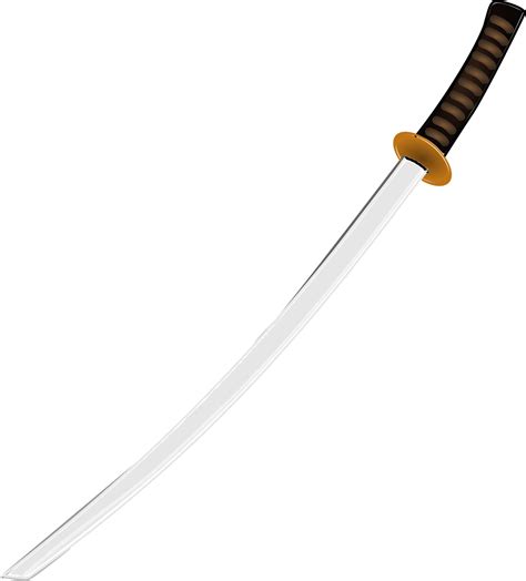 Katana Silhuett Samurai Silhuettkriger Stockfoto © Aquedar18