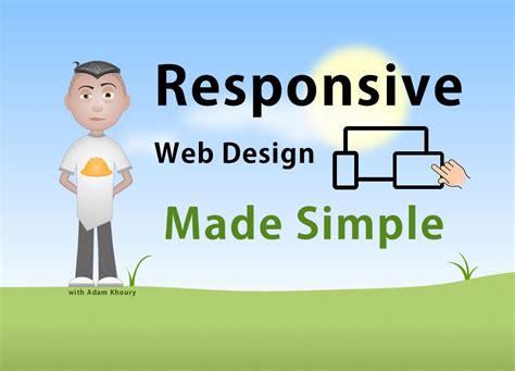 Responsive Web Design Made Simple Css Media Rule Tutorial Youtube