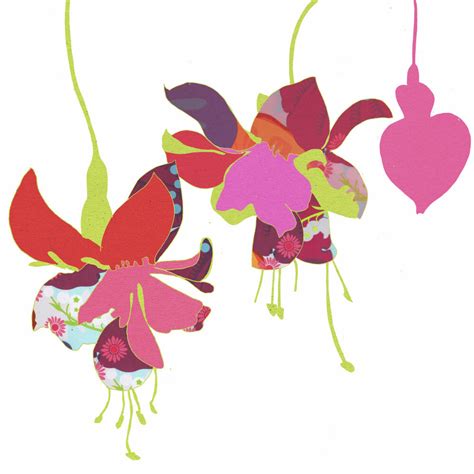 Fuschias Art Print By Louise Cunningham King And Mcgaw