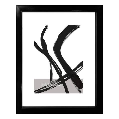 Black Floating Wall Frame 8x10