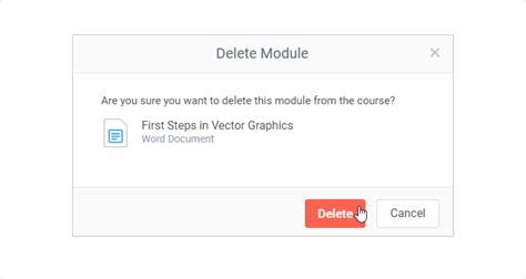 Deleting Modules