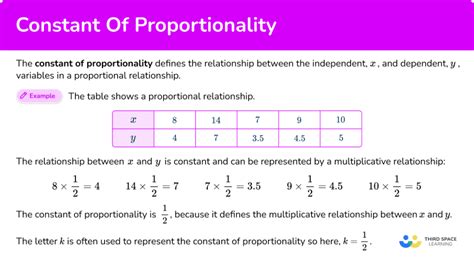 Constant Of Proportionality Math Steps Examples And Questions