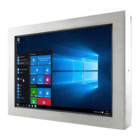 24 Ip65 Stainless Resistive Chassis Panel Pc Winmate W24ie3s 65a2