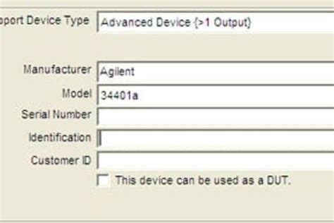 Compass Example Set Up Database Fluke