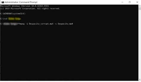 Repair Corrupt Avi Files Using Ffmpeg