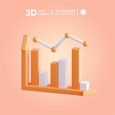 Premium Psd 3d Icon Analytics Illustration
