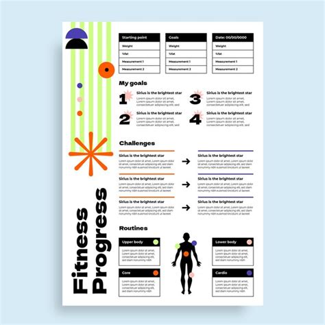 Free Vector Report Template Design