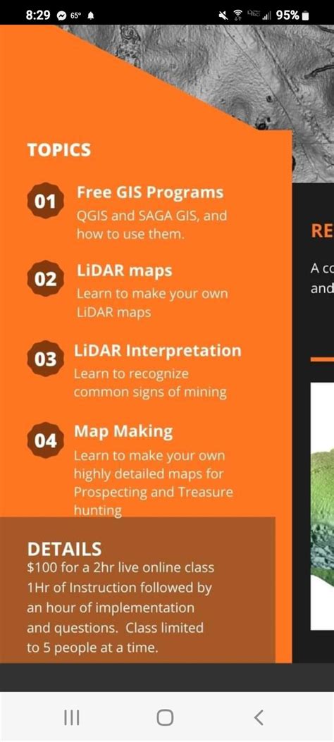 Lidar Mapping Class Research Books Gps Mapping Drones Etc