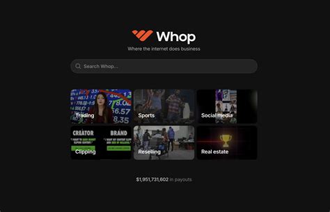Whop Run Your Business On Whop Simple No Monthly Fees