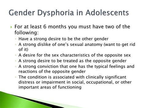 Ppt Gender Dysphoria Powerpoint Presentation Id6500231