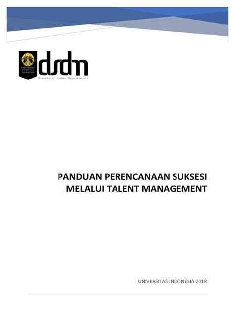 Rencana Suksesi Pdf