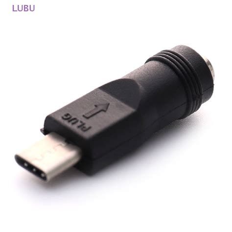 Lubu ใหม่ อะแดปเตอร์แปลงไฟ Dc แจ็คตัวเมีย 55x21 มม เป็น Usb Type C