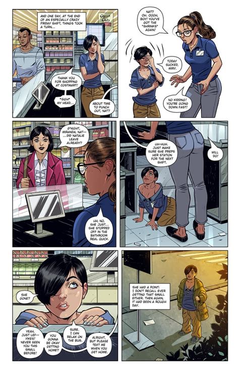 Shes Having A Down Day Shrinking Shrunken Woman Shrinking Out Of