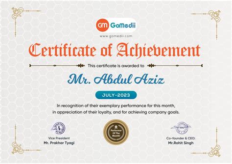 Abdul Aziz On Linkedin Salesperformer Achievementunlocked Gomedii Salesexcellence