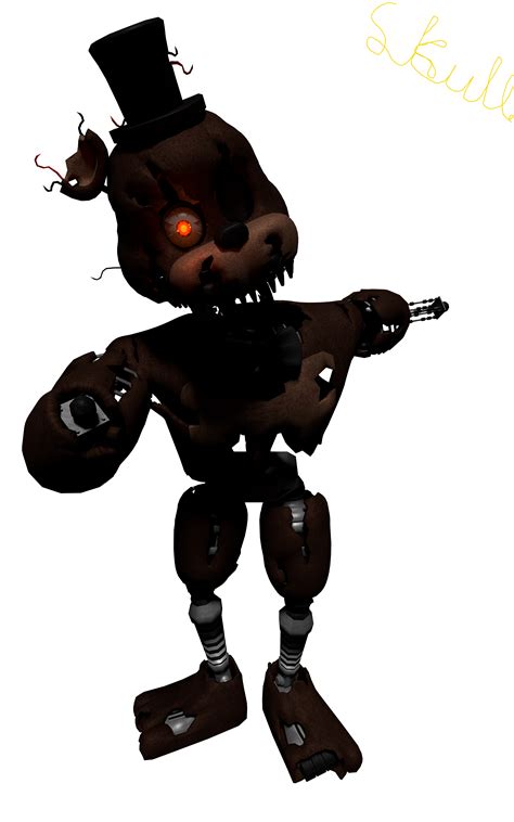 Ignited Nightmare Freddy By Skullplode On Deviantart