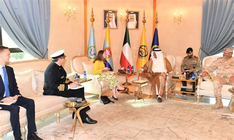 Kuwait Defense Minister Hosts Envoys Kuwait Times Newspaper