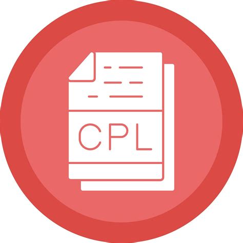 Cpl File Format Vector Icon Design 29425521 Vector Art At Vecteezy