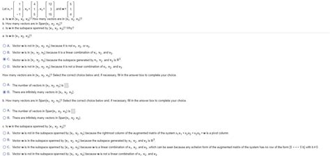 solved let v 0 v2 1 133 and w 1 a is w in {v1 v2