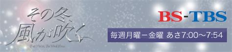 Bs Tbs 韓国ドラマ「その冬、風が吹く」