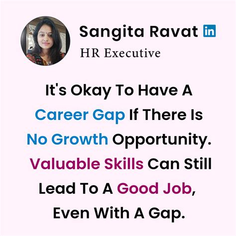 Dont Fear The Career Gap Career Gap Valuable Skills New