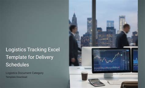 Comprehensive Logistics Tracking Excel Template For Streamlined