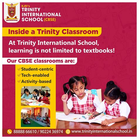Trinity Step Inside A Trinity Classroom At Trinity International