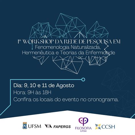 Evento Sobre Filosofia E Ciências Da Saúde Será Realizado Em Santa