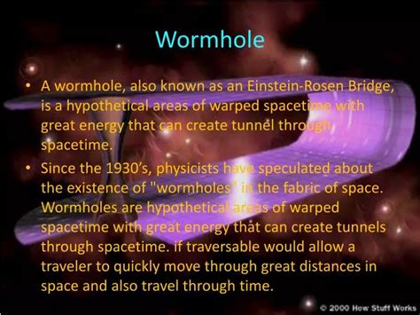 Ppt Wormhole Powerpoint Presentation Free Download Id5251021