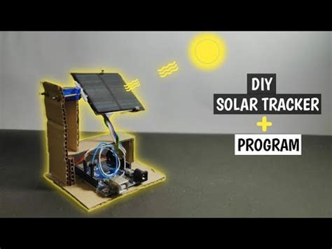 How To Make Solar Tracker DIY Single Axis Solar Tracker Arduino Technical Tamizha YouTube