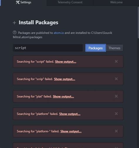 Python 3x Error In Installing Packages Of Atom Editor Stack Overflow
