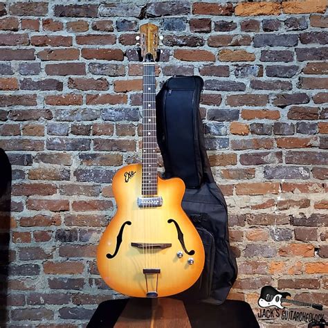 Eko Model 100 Archtop W Vintage Guyatone Foil Pickup 1960s Reverb