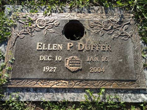 Ellen Odena Perdue Duffer 1927 2004 Find A Grave Memorial