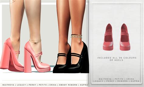 Second Life Marketplace Aleutia Mina Mary Jane Heels Fatpack