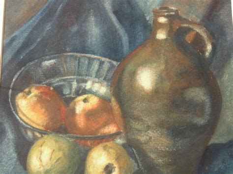 Bram Pihl Aquarel Fruitstilleven Verkocht Kunstveiling Nl