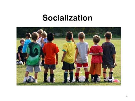 Socialization 1 Learning Objectives Theories Of Self
