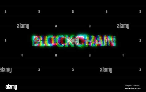Cybernetic Text Blockchain With Massive Chromatic Aberrations