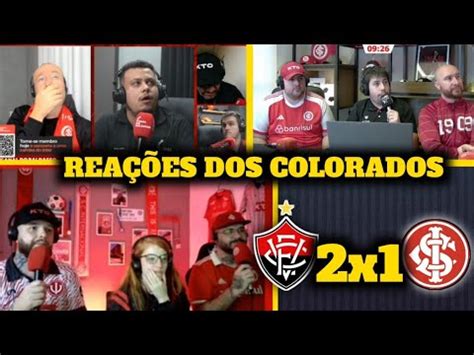 NARRAÇÕES E REAÇÕES DOS TORCEDORES COLORADOS VITÓRIA 2X1