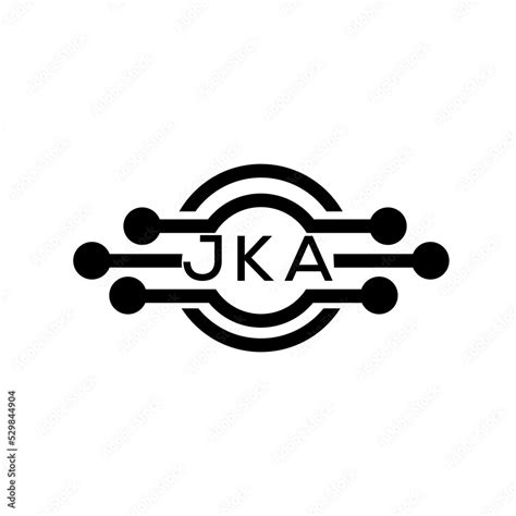 Jka Letter Logo Jka Best White Background Vector Image Jka Monogram