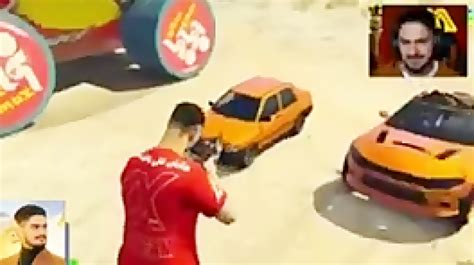 ویدیو علی ایکس شاد چالش جی تی ای