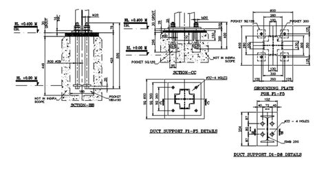 Duct Support System Detail Drawing Presented In This File Download This